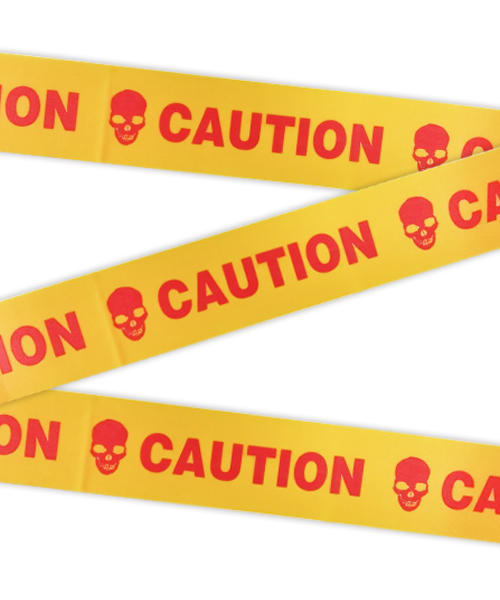 CINTA CAUTION 6 METROS - Euro Novelty