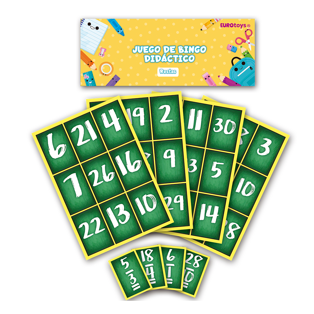 JUEGO BINGO RESTAS - Euro Novelty