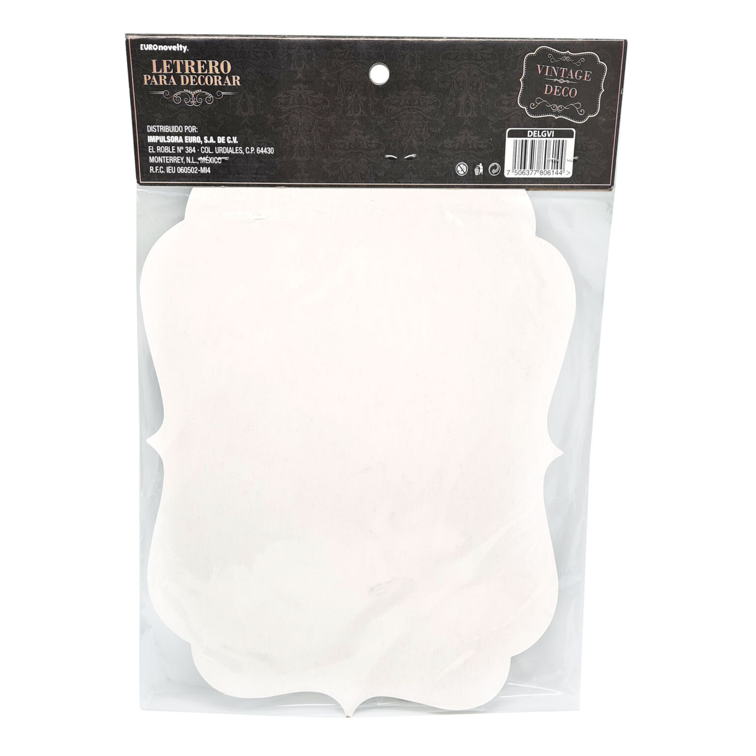 LETRERO VINTAGE INCLUYE GIS - Euro Novelty